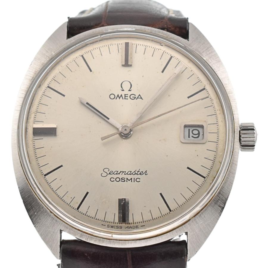 オメガ OMEGA 136017SP-T00L107 シーマスター コスミック W-ネーム デイト 手巻き メンズ H#130914 : ...