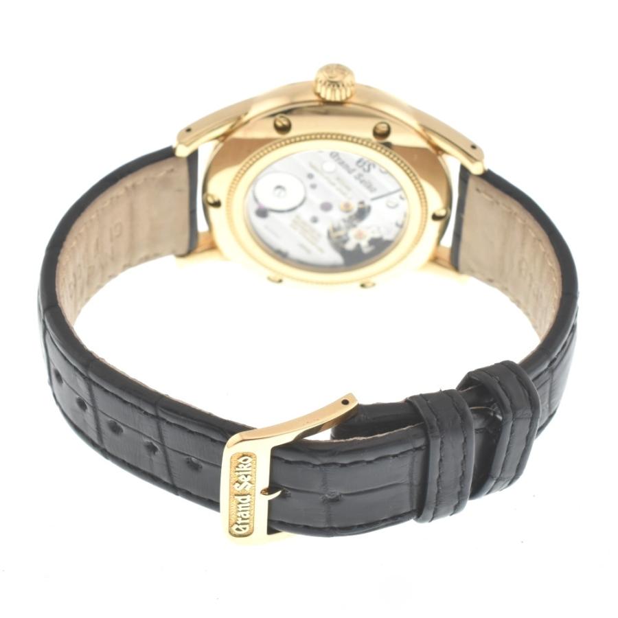 SEIKO 値下 セイコー SBGW038/9S64-00A0 グランドセイコー メカニカル K18YG/レザー マスターショップ限定 メンズ ...