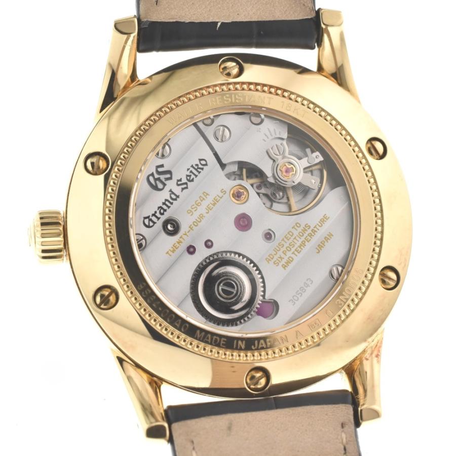セイコー SEIKO SBGW038/9S64-00A0 グランドセイコー メカニカル K18YG/レザー マスターショップ限定 手巻き ...