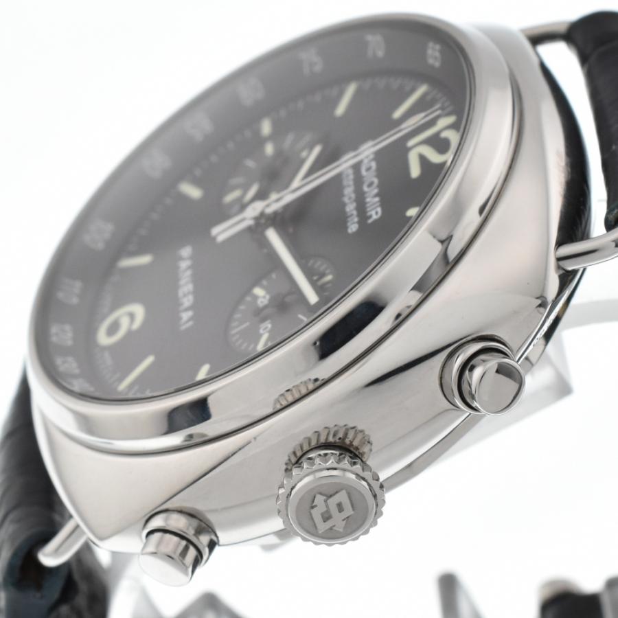 OFFICINE PANERAI パネライ PAM00214 ラジオミール ラトラパンテ クロノグラフ 自動巻き メンズ 美品 H ...