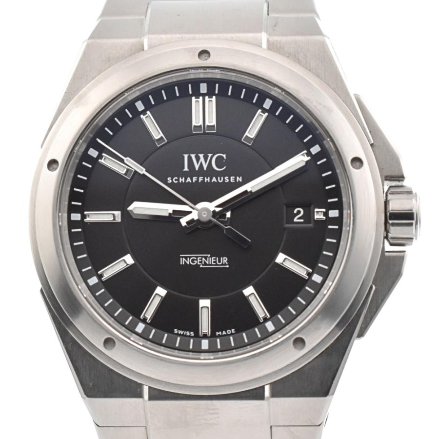 IWC SCHAFFHAUSEN 値下 IW323902 インヂュニア デイト 自動巻き メンズ 美品 保証書付き G#131097 ...