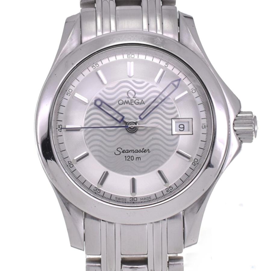 OMEGA 値下 オメガ 2581.31 シーマスター 120M デイト クォーツ レディース 良品 G#131210 : aonohappa ...