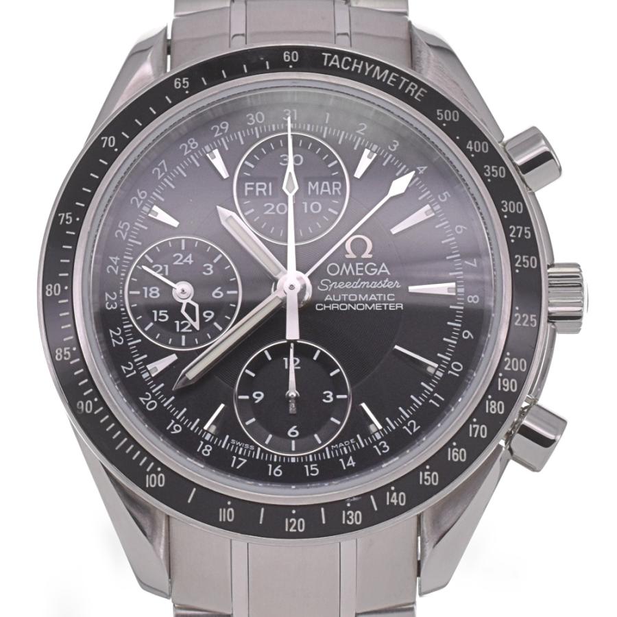 OMEGA オメガ 3220.50 スピードマスタートリプルカレンダー クロノグラフ 自動巻き メンズ 美品 箱・保証書付き K#131570 ...