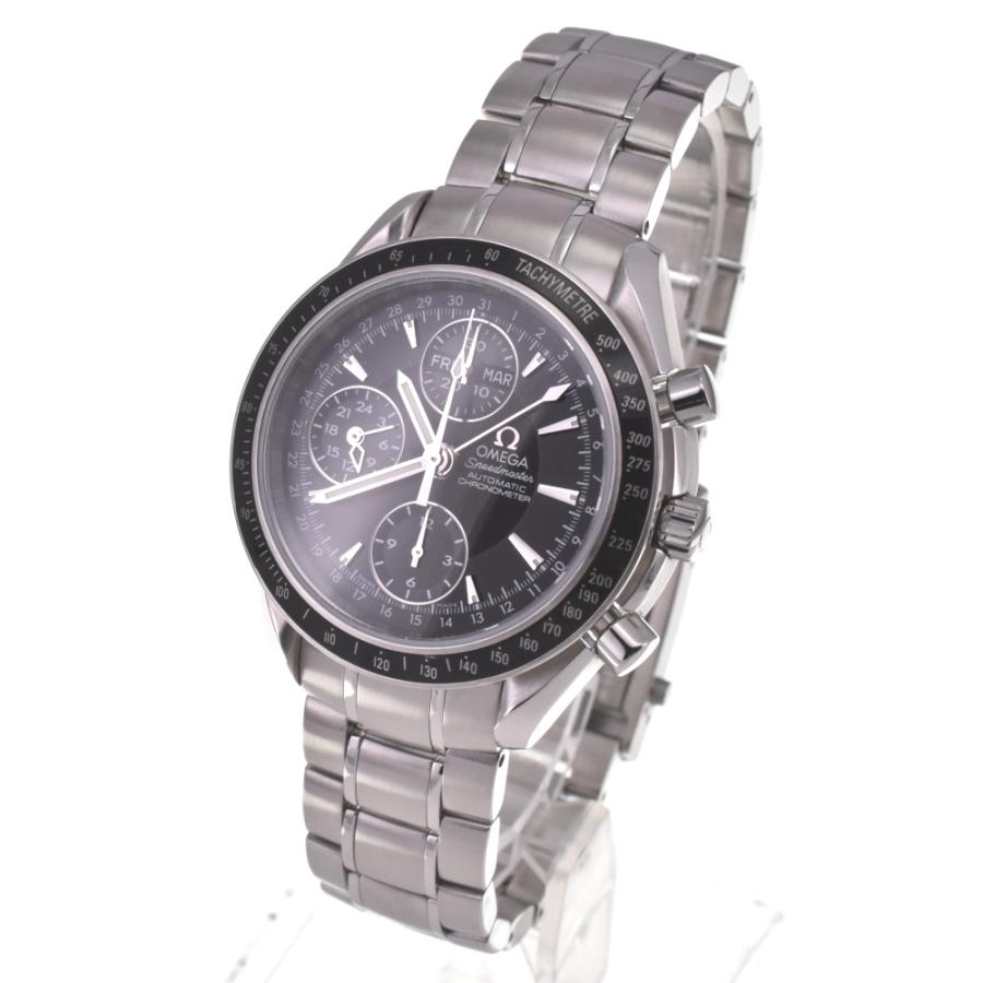 OMEGA オメガ 3220.50 スピードマスタートリプルカレンダー クロノグラフ 自動巻き メンズ 美品 箱・保証書付き K#131570 ...