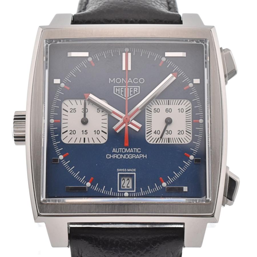 TAG HEUER（タグ・ホイヤー） TAG HEUER CAW211P.FC6356 モナコ クロノグラフ 自動巻き メンズ 美品 箱・保証 ...