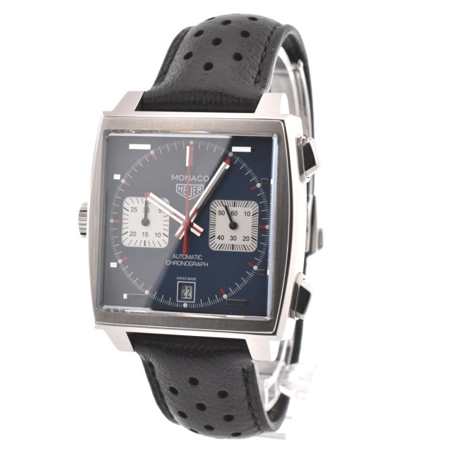 TAG HEUER（タグ・ホイヤー） TAG HEUER CAW211P.FC6356 モナコ クロノグラフ 自動巻き メンズ 美品 箱・保証 ...