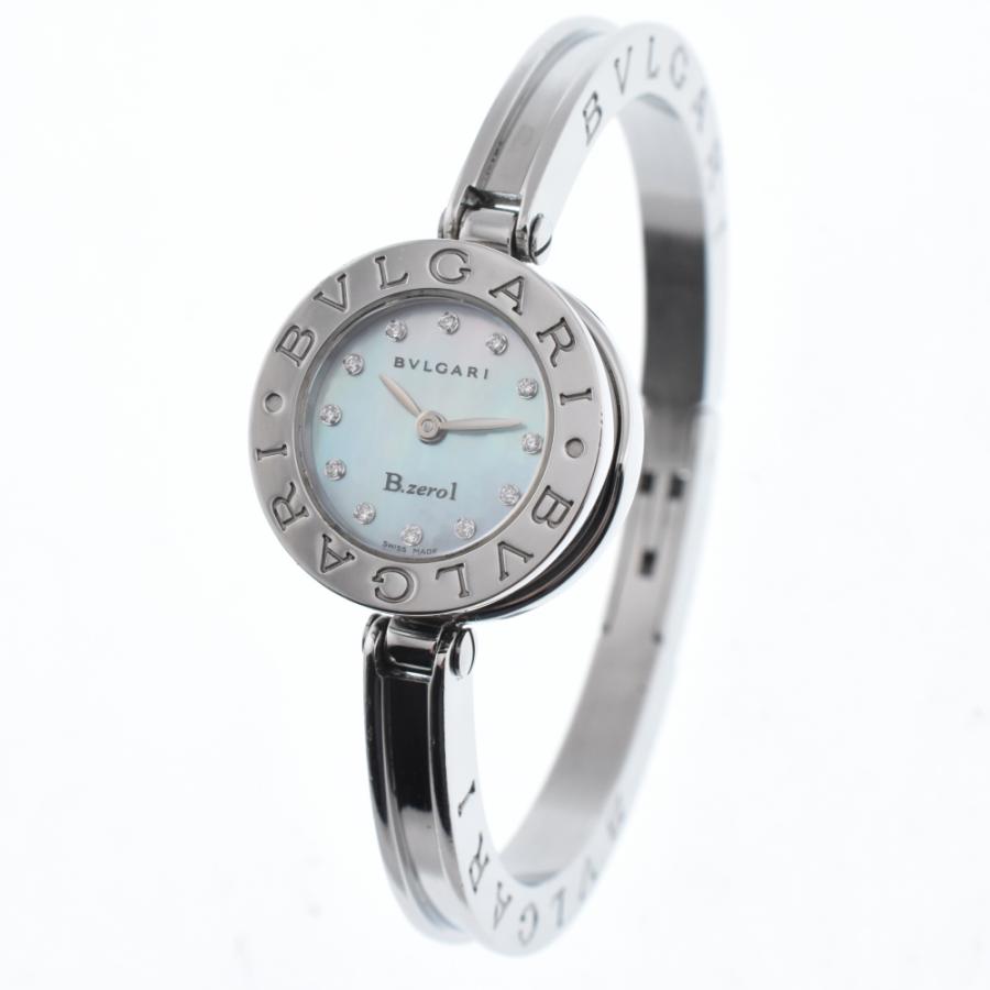 BVLGARI（ブルガリ） BVLGARI BZ22S B.zero1 Sサイズ 12P ダイヤモンド クォーツ レディース 良品 M ...