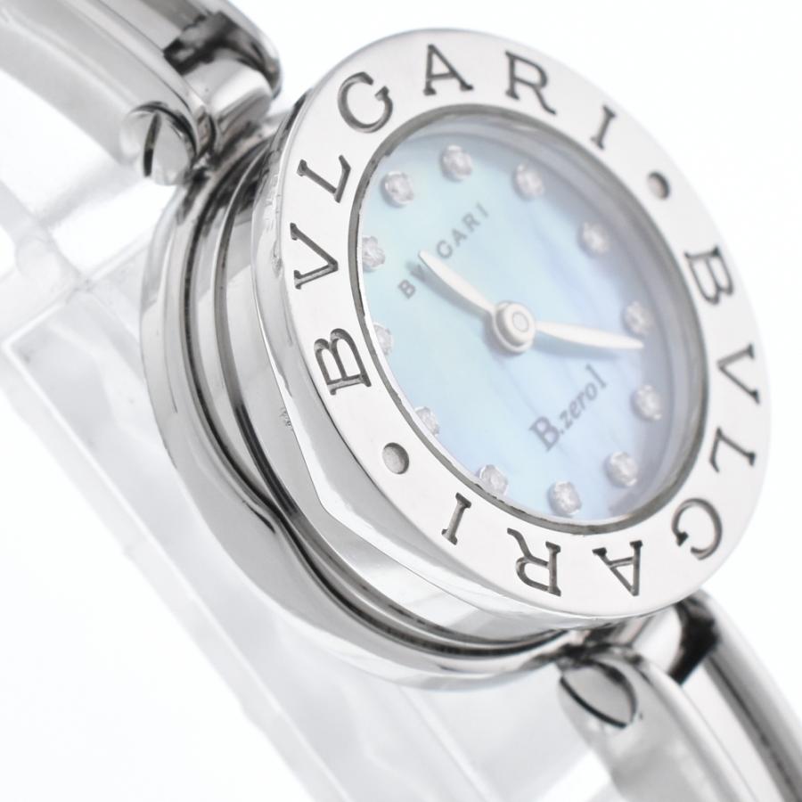 BVLGARI（ブルガリ） BVLGARI BZ22S B.zero1 Sサイズ 12P ダイヤモンド クォーツ レディース 良品 M ...