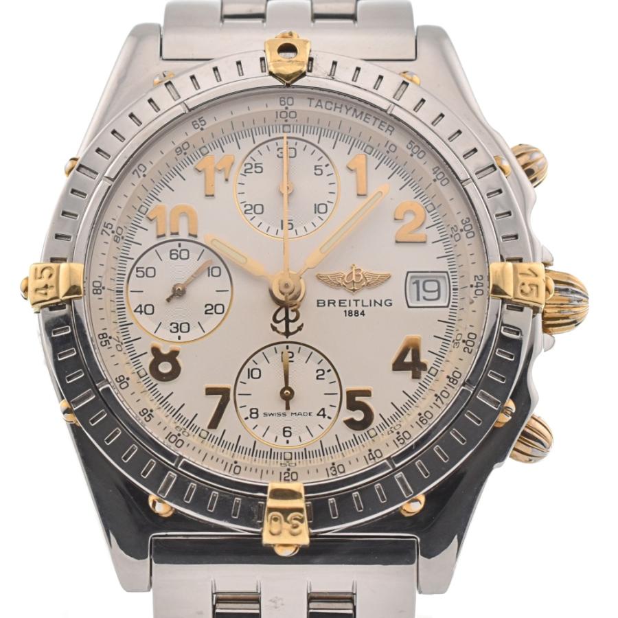 ブライトリング BREITLING B13050.1 クロノマット ビコロ クロノグラフ デイト 自動巻き メンズ 良品 箱付き N ...