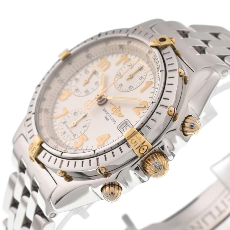 ブライトリング BREITLING B13050.1 クロノマット ビコロ クロノグラフ デイト 自動巻き メンズ 良品 箱付き N ...