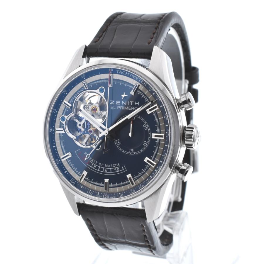 ZENITH（時計） 値下 ゼニス ZENITH 03.2085.4021/51.C700 クロノマスター オープン シャルル・ベルモ 限定 ...