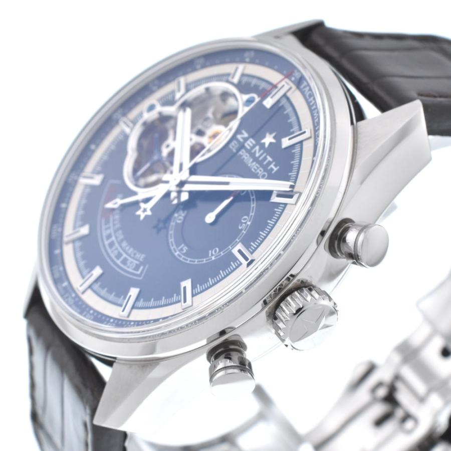 ZENITH（時計） 値下 ゼニス ZENITH 03.2085.4021/51.C700 クロノマスター オープン シャルル・ベルモ 限定 ...