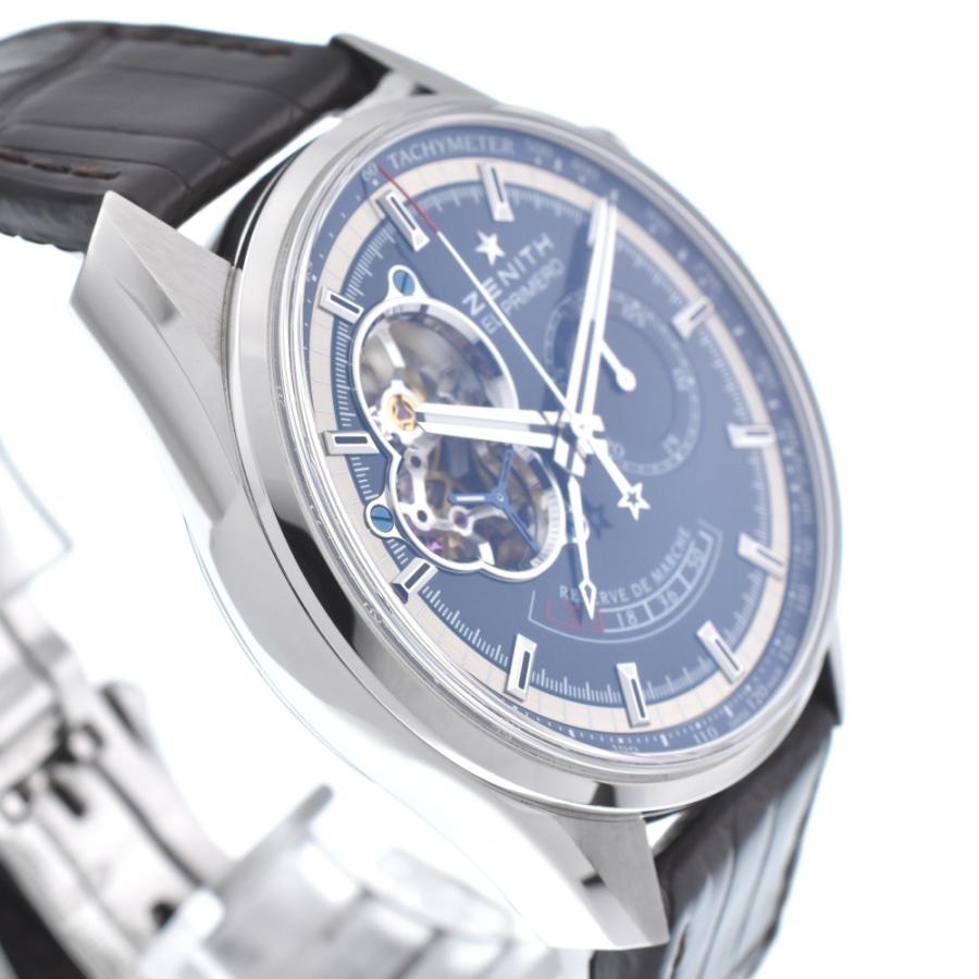 ZENITH（時計） 値下 ゼニス ZENITH 03.2085.4021/51.C700 クロノマスター オープン シャルル・ベルモ 限定 ...