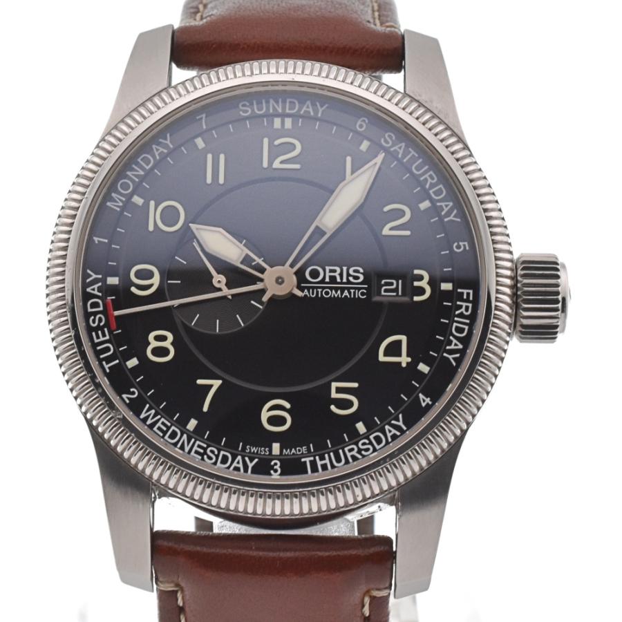 ORIS オリス 7629-40 ビッグクラウン ポインターデイ スモールセコンド デイト 自動巻き メンズ M#131869 ...