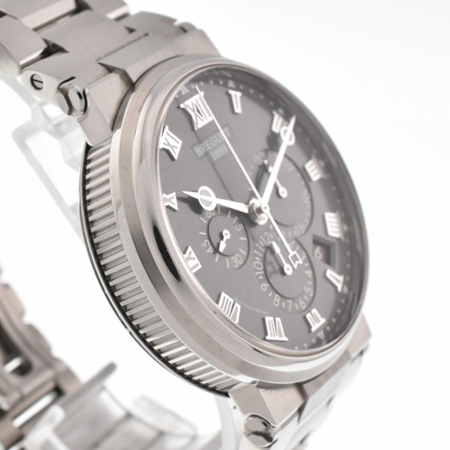 ブレゲ Breguet 5527TI/G2/TW0 マリーン・クロノグラフ 5527 デイト チタン 自動巻き メンズ 美品 箱・保証書付き K#131911 : aonohappa - 通販 ...