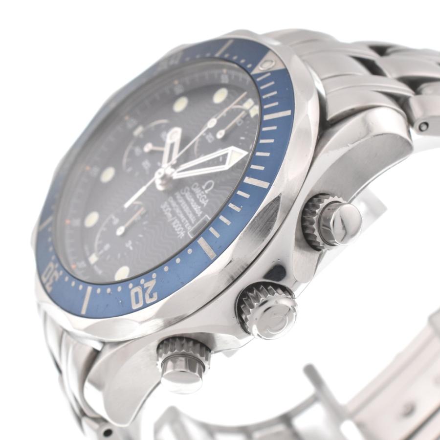 OMEGA 値下 オメガ 2599.80 シーマスター300 クロノグラフ デイト 自動巻き メンズ 良品 保証書付き C#132053 ...