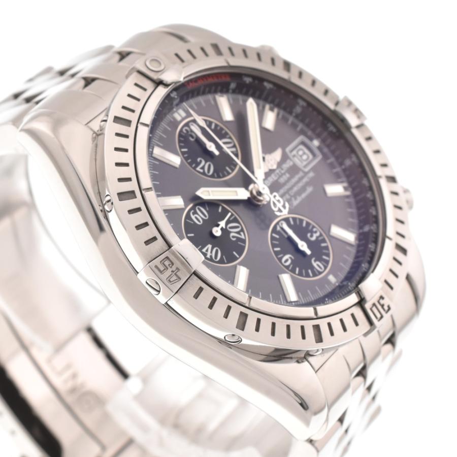 ブライトリング BREITLING A13356 クロノマット エボリューション クロノグラフ デイト 自動巻き メンズ 良品 内箱付き P ...