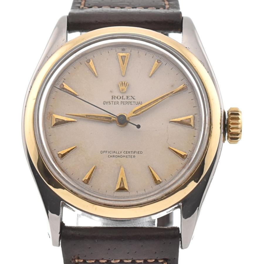 ROLEX ロレックス Ref.6085 ヴィンテージ オイスターパーペチュアル セミバブルバック Cal.645 自動巻き メンズ O ...