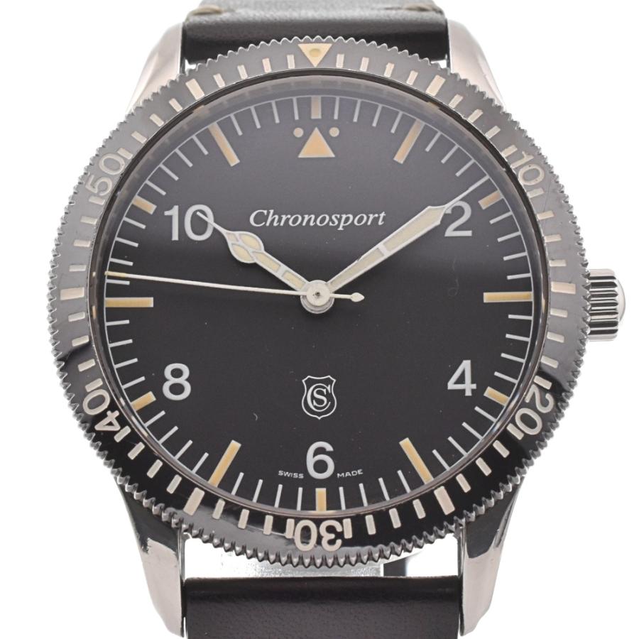 ギナーン GUINAND 31.HS-06 クロノシュポルト 裏スケ 手巻き メンズ 美品 B#132332 :132332 ...