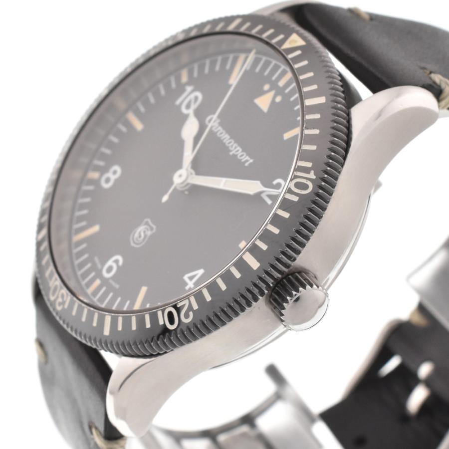 ギナーン GUINAND 31.HS-06 クロノシュポルト 裏スケ 手巻き メンズ 美品 B#132332 :132332 ...