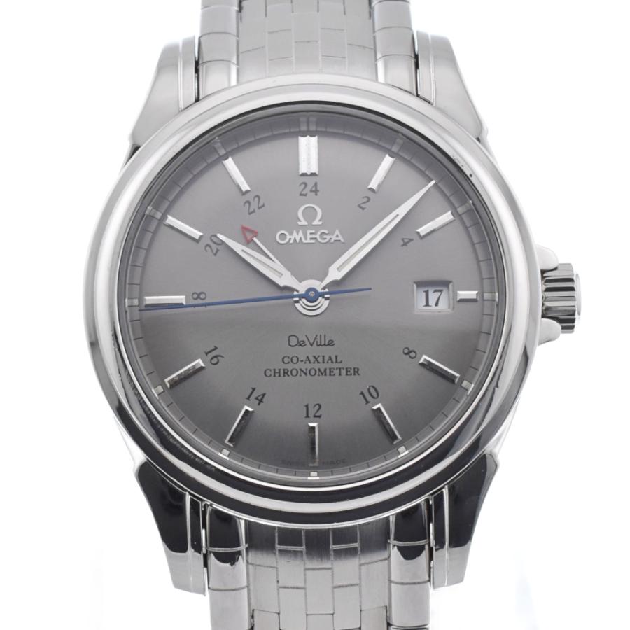 オメガ OMEGA 4533.41 デビル コーアクシャル デイト GMT 自動巻き メンズ 良品 箱付き R#132450 : 132450 ...