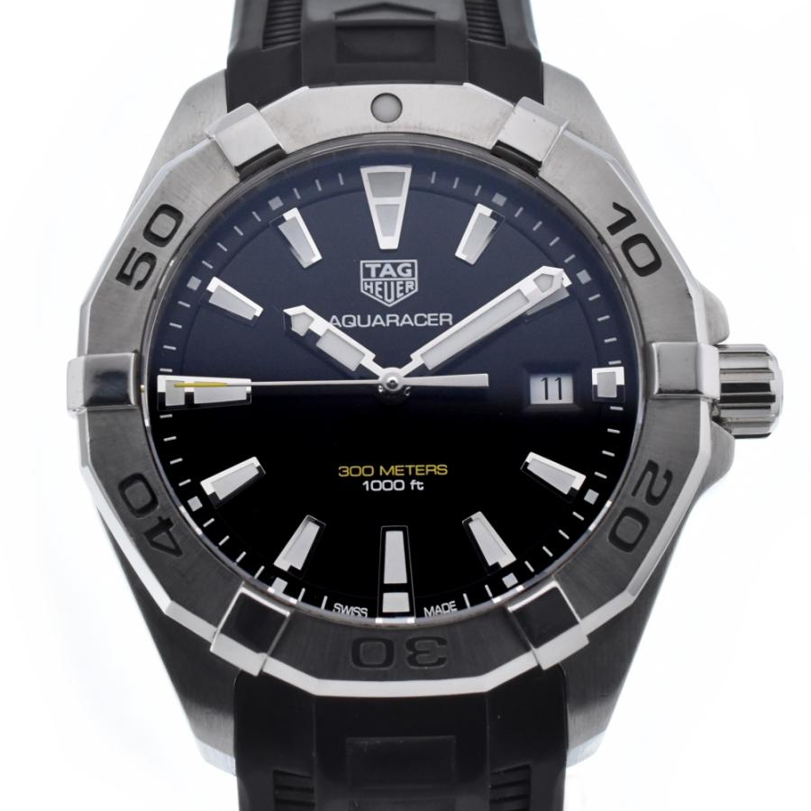 TAG HEUER タグホイヤー WBD1110.FT8021 アクアレーサー 300m クォーツ メンズ Q#132537 ...