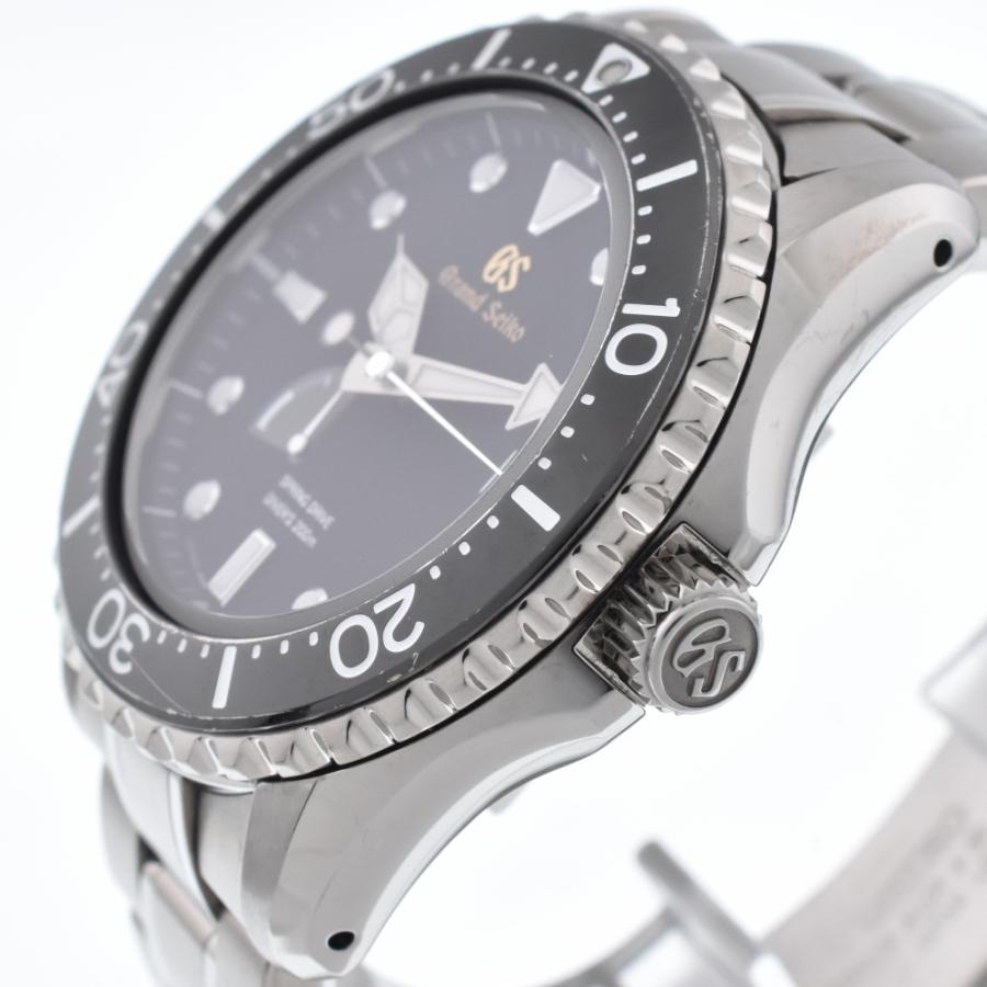SEIKO セイコー SBGA231 グランドセイコー チタン パワーリザーブ デイト スプリングドライブ メンズ 良品 R#132625 ...