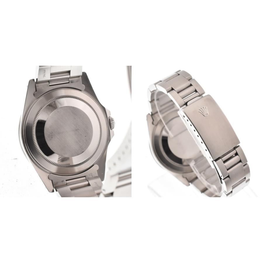 ROLEX 値下 ロレックス 16570 ヴィンテージ エクスプローラーII Cal.3185 GMT 自動巻き メンズ 良品 保証書付き ...