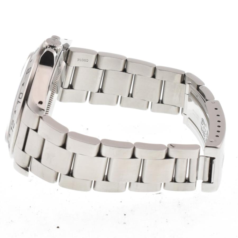 ロレックス ROLEX 16570 ヴィンテージ エクスプローラーII Cal.3185 GMT 自動巻き メンズ 良品 保証書付き A# ...