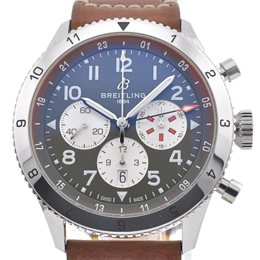 ブライトリング 値下 BREITLING AB0445 スーパー アヴィ B04 GMT クロノグラフ 自動巻き メンズ 美品 内箱・保証書 ...