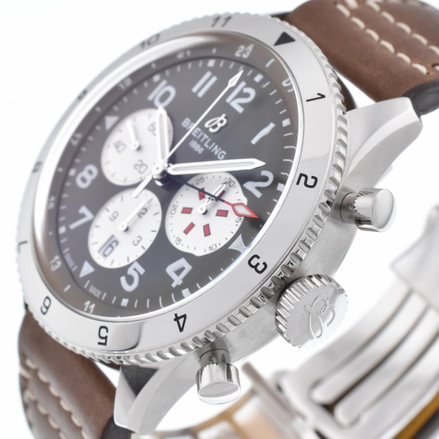 ブライトリング BREITLING AB0445 スーパー アヴィ B04 GMT クロノグラフ 自動巻き メンズ 美品 内箱・保証書付き R ...