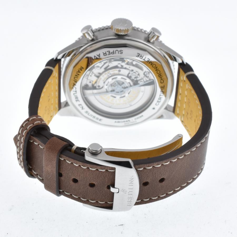 ブライトリング 値下 BREITLING AB0445 スーパー アヴィ B04 GMT クロノグラフ 自動巻き メンズ 美品 内箱・保証書付き R#132862 : aonohappa ...