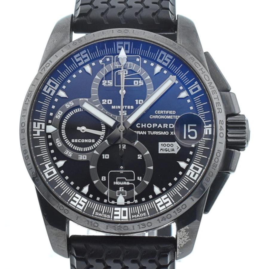 Chopard ショパール 168459-3008 ミッレミリア GT XL クロノグラフ 2008 スピードブラック3 自動巻き メンズ 美品 箱付き D#133293 ...