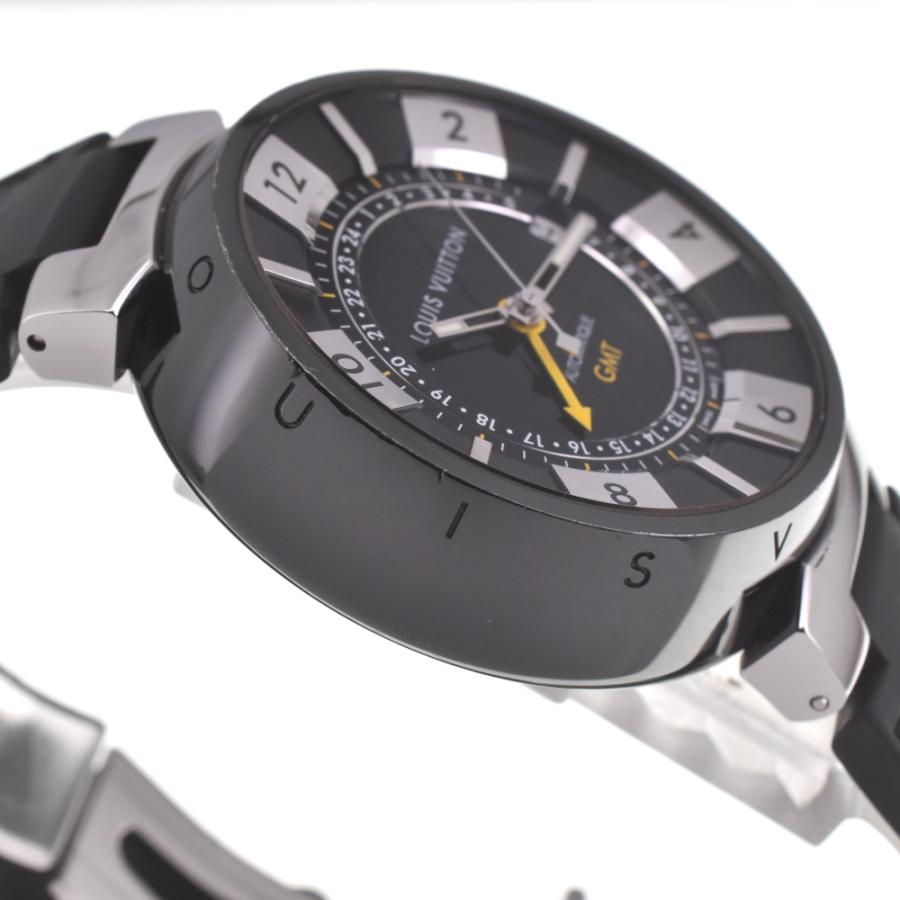 ルイ・ヴィトン LOUIS VUITTON Q1131 タンブール エヴォリューション GMT デイト 自動巻き メンズ 良品 箱・保証書付き ...