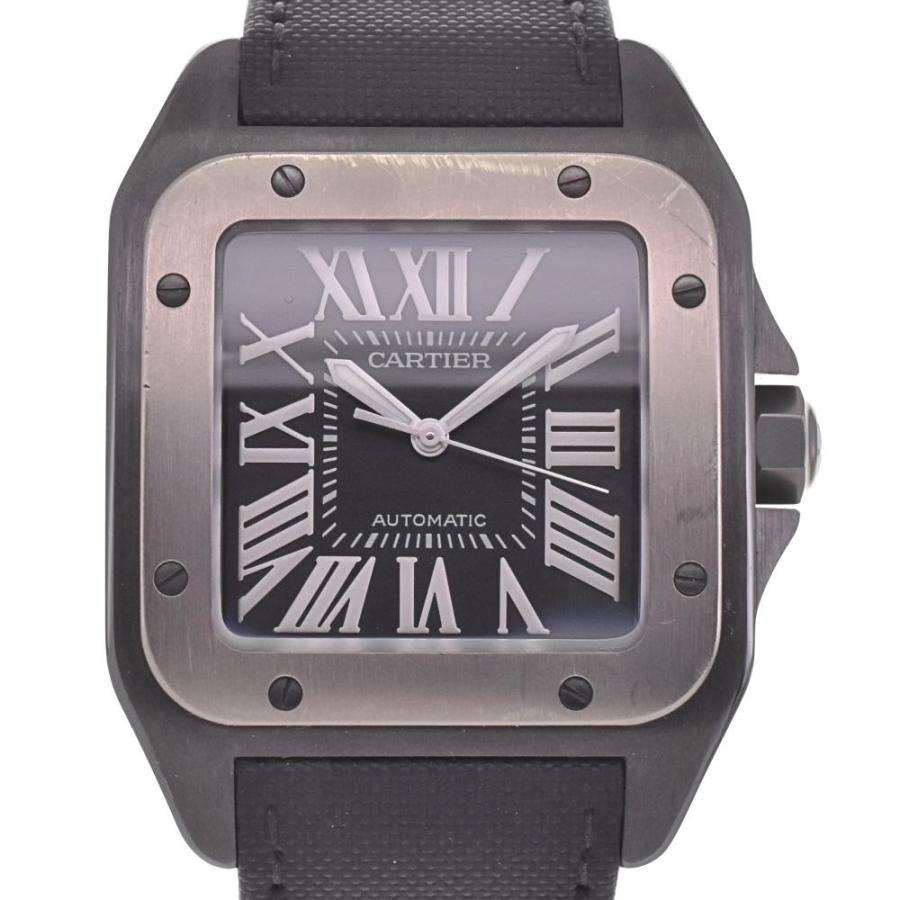 Cartier カルティエ CARTIER W2020010 サントス 100 LM 自動巻き メンズ 良品 箱付き G#133579 ...