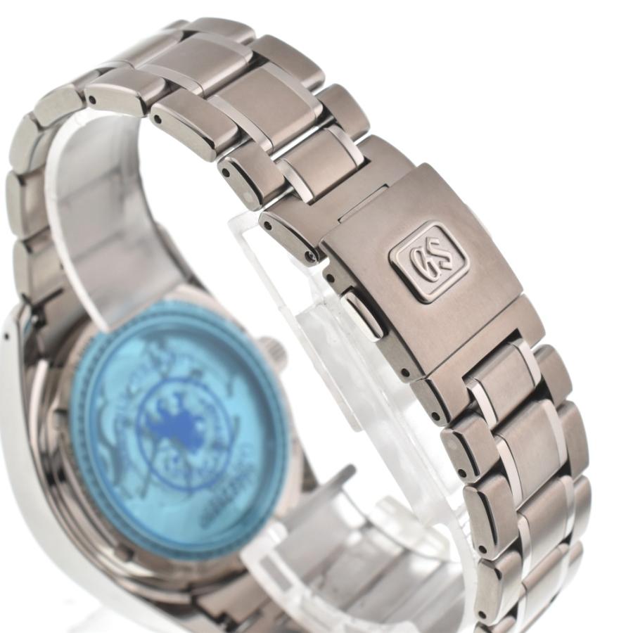 セイコー SEIKO SBGA501 グランドセイコー ヘリテージコレクション 銀座モデル スプリングドライブ メンズ 極美品 箱・保証書付き ...