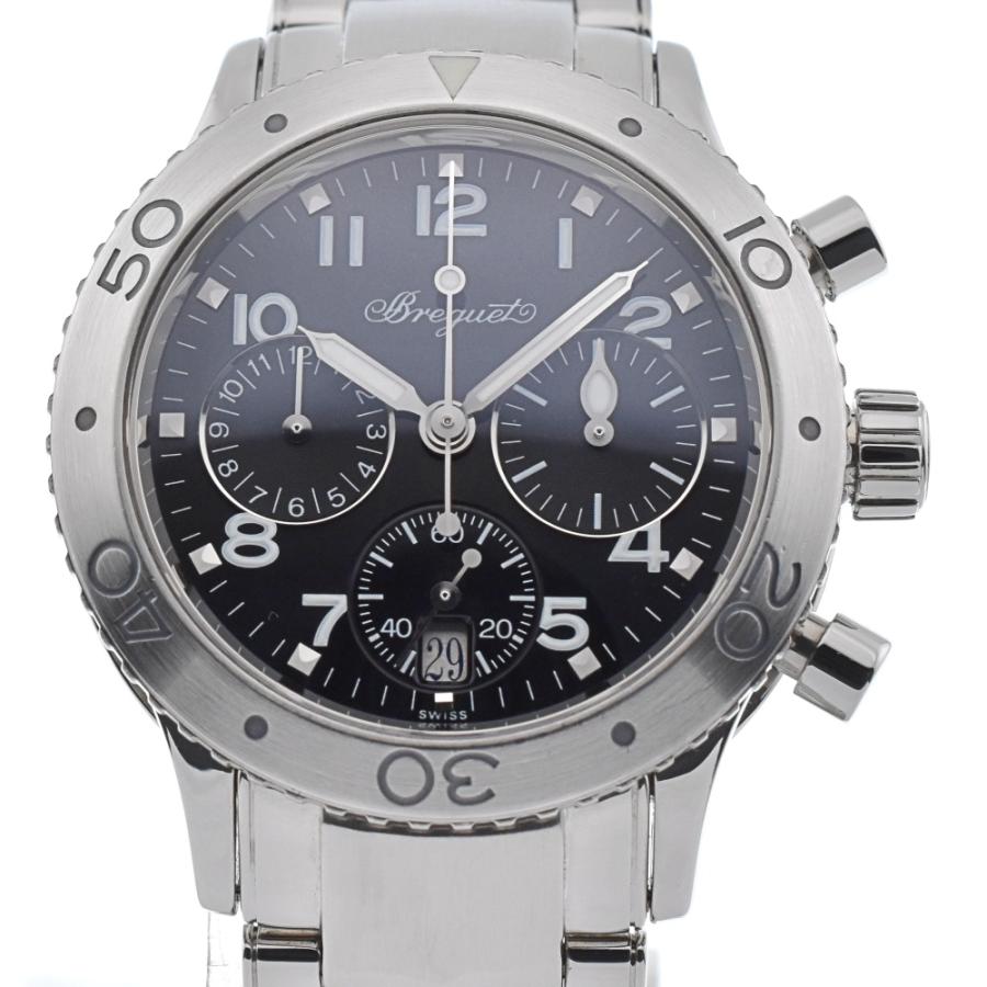 ブレゲ 値下 Breguet 4820ST/D2/S76 トランスアトランティック タイプXX クロノグラフ デイト レディース 美品 箱付き ...