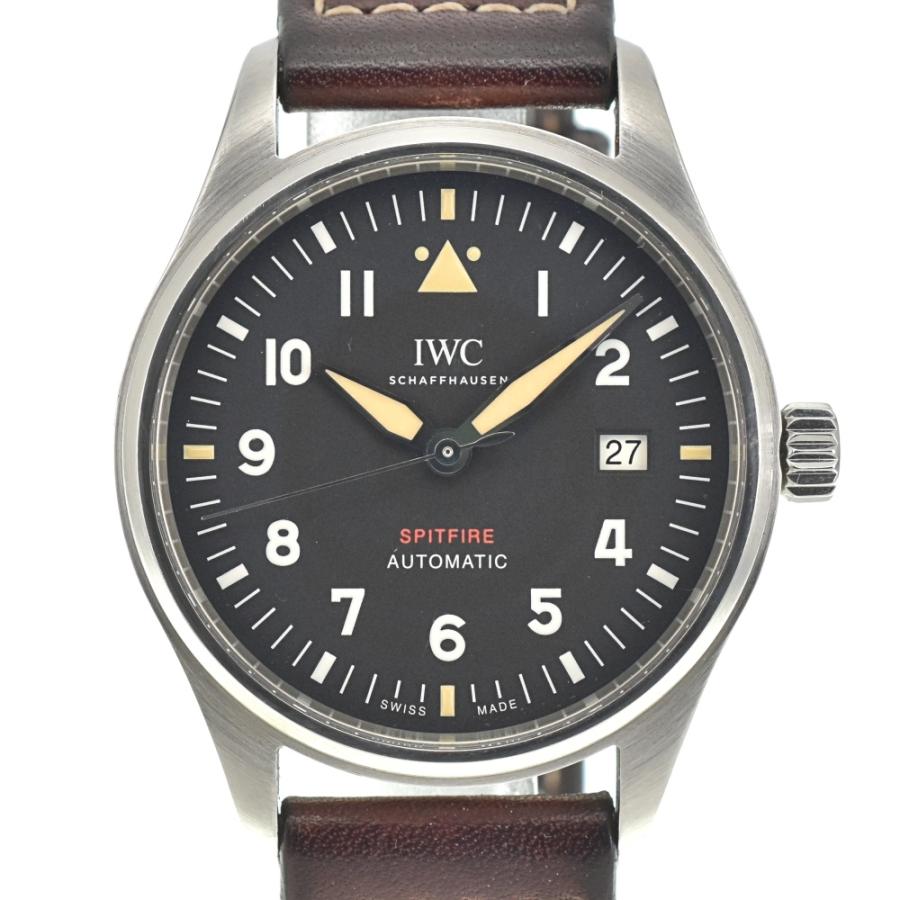 IWC SCHAFFHAUSEN IW326803 パイロットウォッチ スピットファイア デイト 自動巻き メンズ 良品 内箱・保証書付き K ...