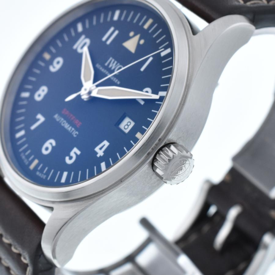 IWC SCHAFFHAUSEN IW326803 パイロットウォッチ スピットファイア デイト 自動巻き メンズ 良品 内箱・保証書付き K ...
