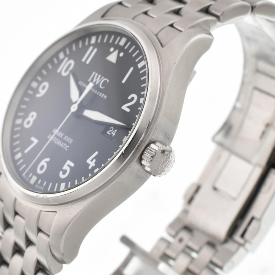 IWC SCHAFFHAUSEN 値下 IW327011 パイロット・ウォッチ マーク XVIII デイト 自動巻き メンズ 良品 内箱付き ...