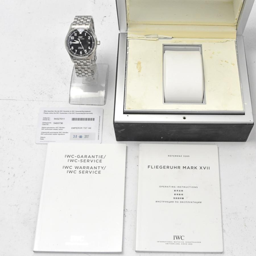 IWC SCHAFFHAUSEN IW327011 パイロット・ウォッチ マーク XVIII デイト 自動巻き メンズ 美品 内箱・保証書付き ...