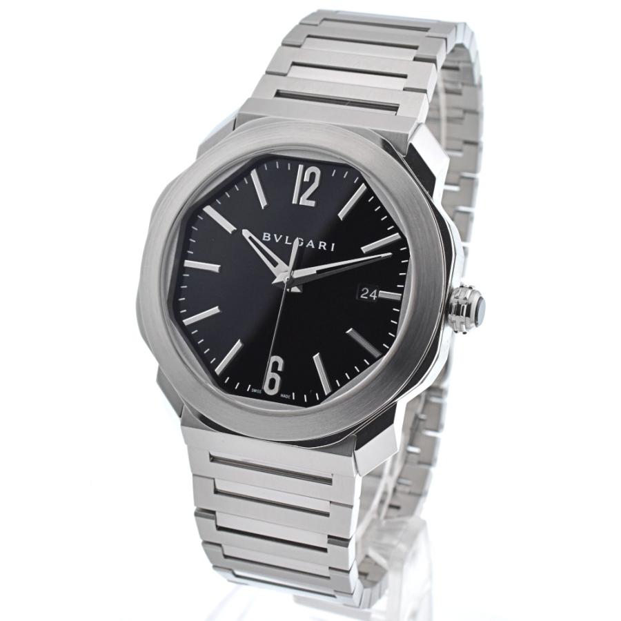 BVLGARI（ブルガリ） 値下 BVLGARI OC41S/102704 オクト デイト 裏スケ 自動巻き メンズ 美品 箱・保証書付き K ...