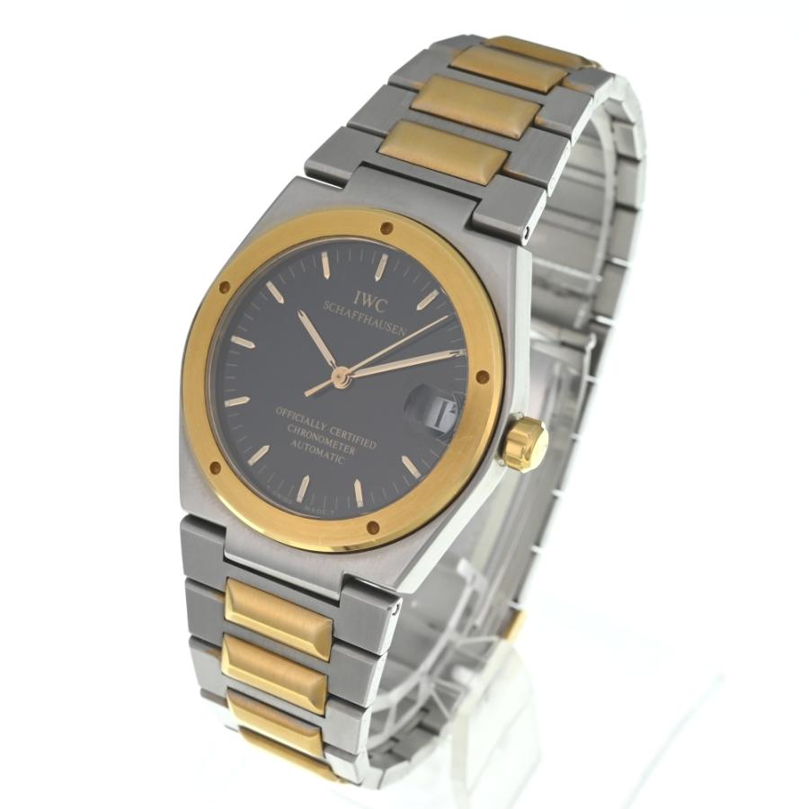 IWC SCHAFFHAUSEN（IWCシャフハウゼン） IWC SCHAFFHAUSEN IW3521 YGベゼル 自動巻き メンズ 美品 ...