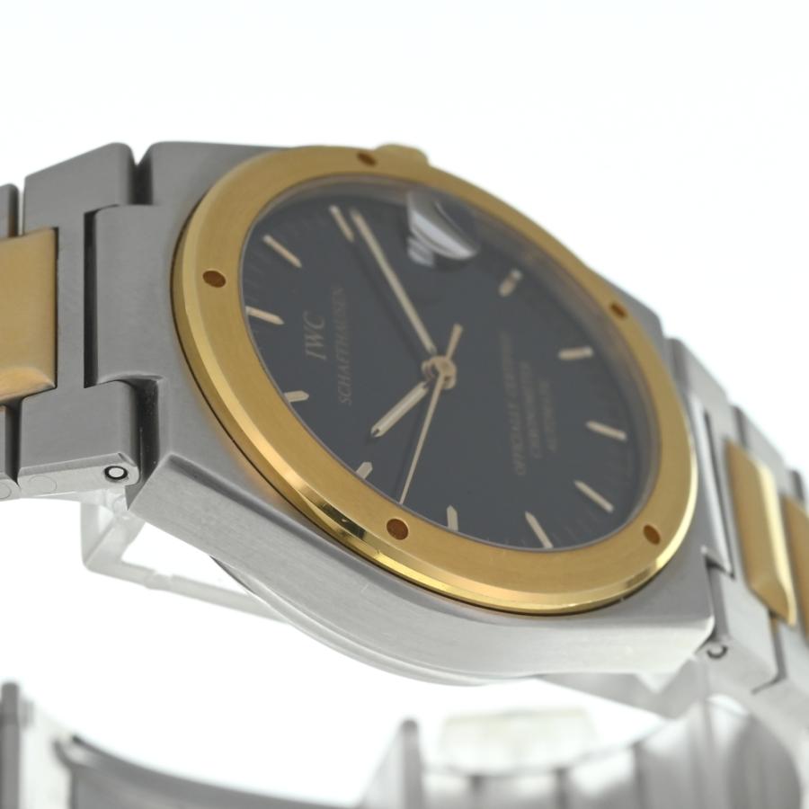 IWC SCHAFFHAUSEN（IWCシャフハウゼン） IWC SCHAFFHAUSEN IW3521 YGベゼル 自動巻き メンズ 美品 ...