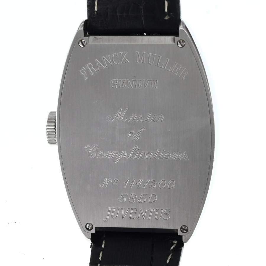 FRANCK MULLER フランクミュラー 5850 JUVENTUS AC トノウカーベックス ユベントスモデル 限定300本 自動巻き メンズ 美品 Q#135194 ...