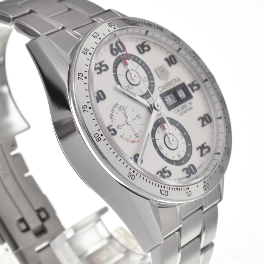タグホイヤー TAG HEUER CV2A11.BA0796 カレラ キャリバー16 クロノグラフ デイデイト 自動巻き メンズ 良品 箱 ...
