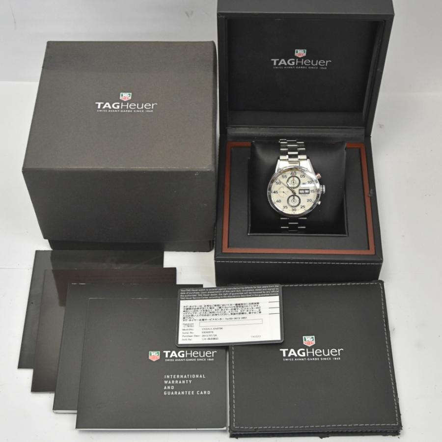 タグホイヤー TAG HEUER CV2A11.BA0796 カレラ キャリバー16 クロノグラフ デイデイト 自動巻き メンズ 良品 箱 ...