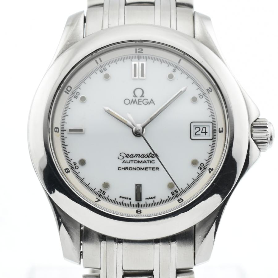 オメガ OMEGA 2501.20 シーマスター クロノメーター デイト 自動巻き メンズ 良品 D#135279 : 135279 ...