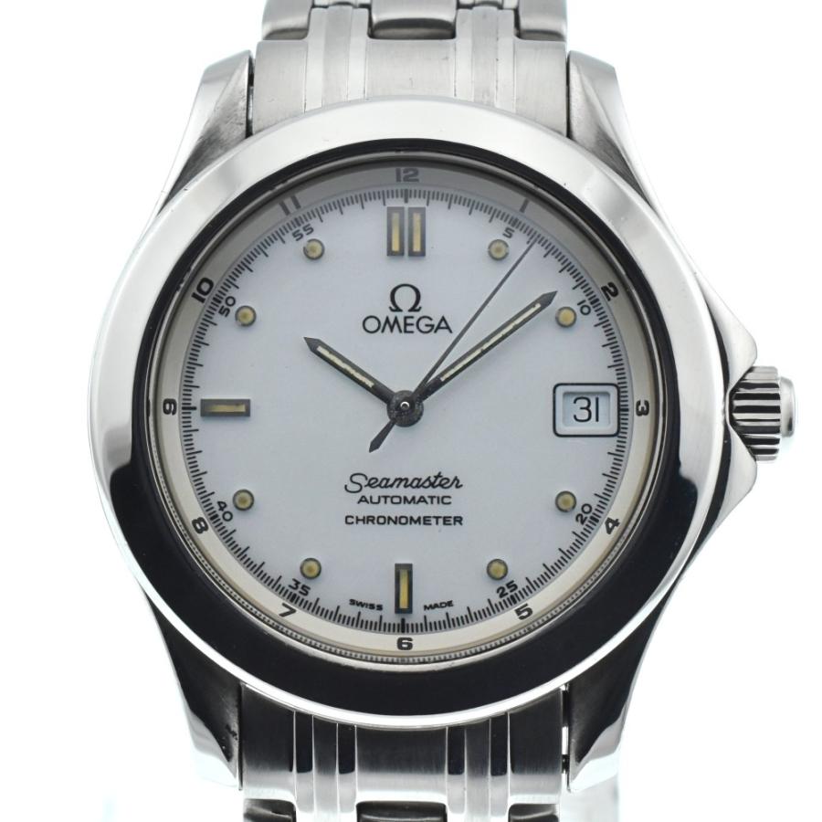オメガ OMEGA 2501.20 シーマスター デイト クロノメーター 自動巻き メンズ 良品 D#135404 : 135404 ...