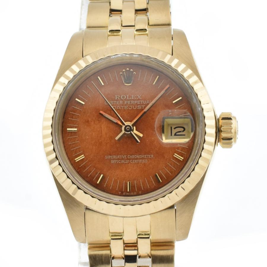 ROLEX ロレックス 6917 ヴィンテージ デイトジャスト マホガニーダイアル K18YG 自動巻き レディース 良品 Z#135405 : aonohappa - 通販 - Yahoo ...